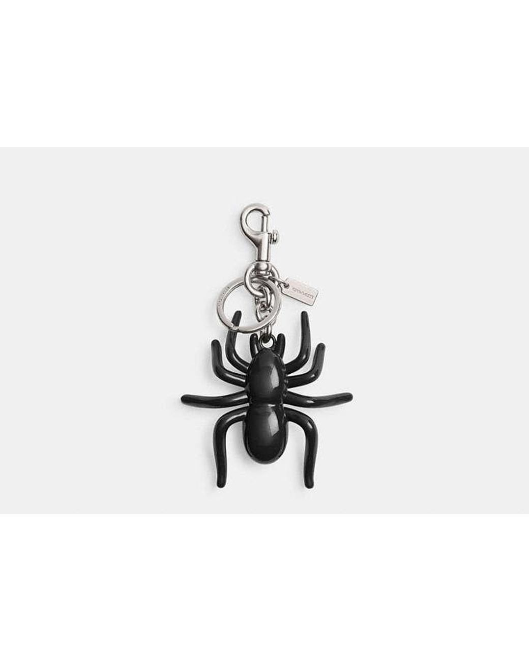 COACH Spider Bag Charm in Black | Lyst