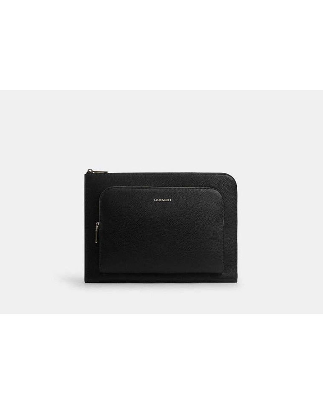 COACH Ethan Portfolio In Signature Canvas in Black for Men | Lyst