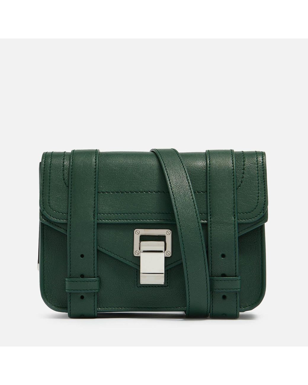 Proenza Schouler Mini Ps1 Leather Bag in Green | Lyst