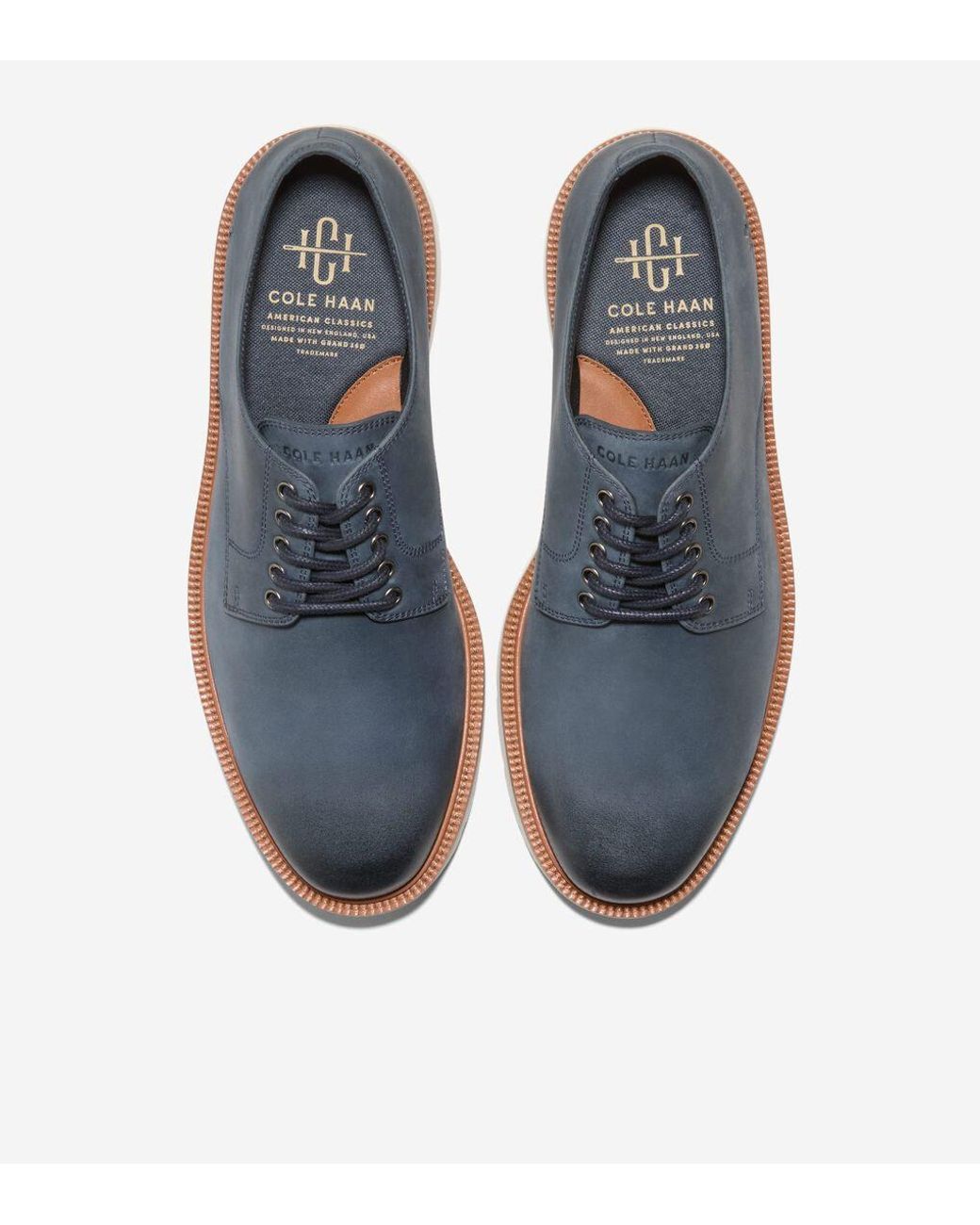 Cole Haan Men's American Classics Plain Toe Oxfords in Blue for Men | Lyst