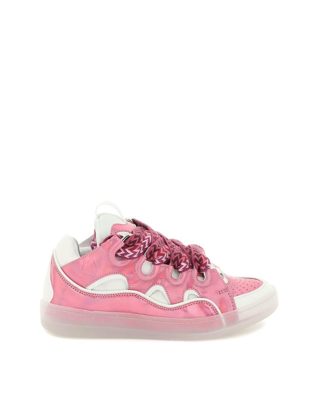 Lanvin Curb Sneakers in Pink | Lyst