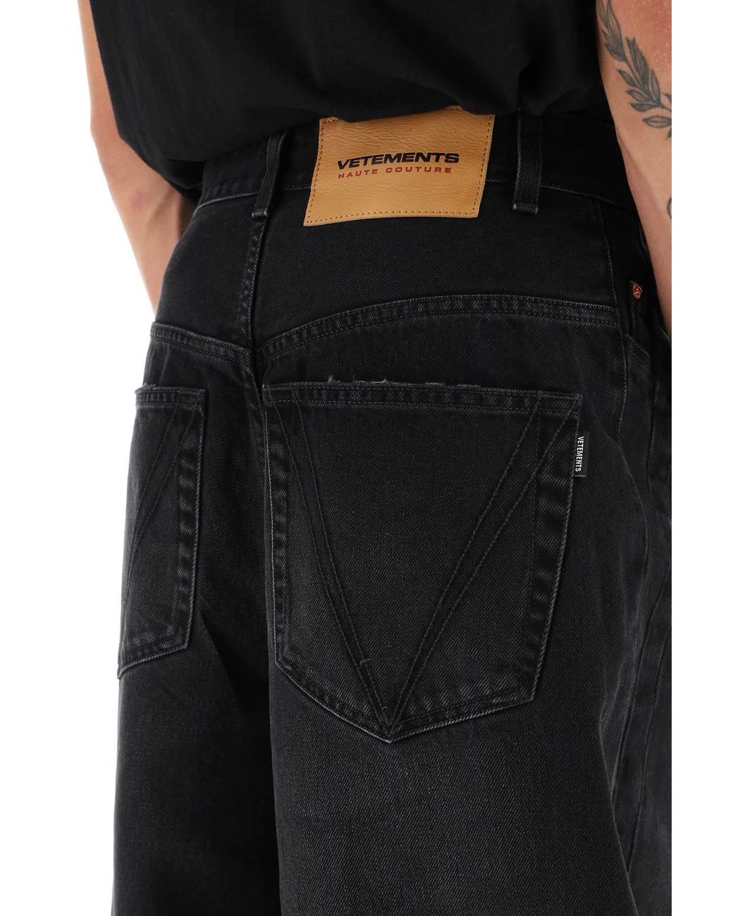 Vetements Wide Destroyed Jeans in Black for Men | Lyst UK Vetements Wide Destroyed Jeans in Black for Men | Lyst UK