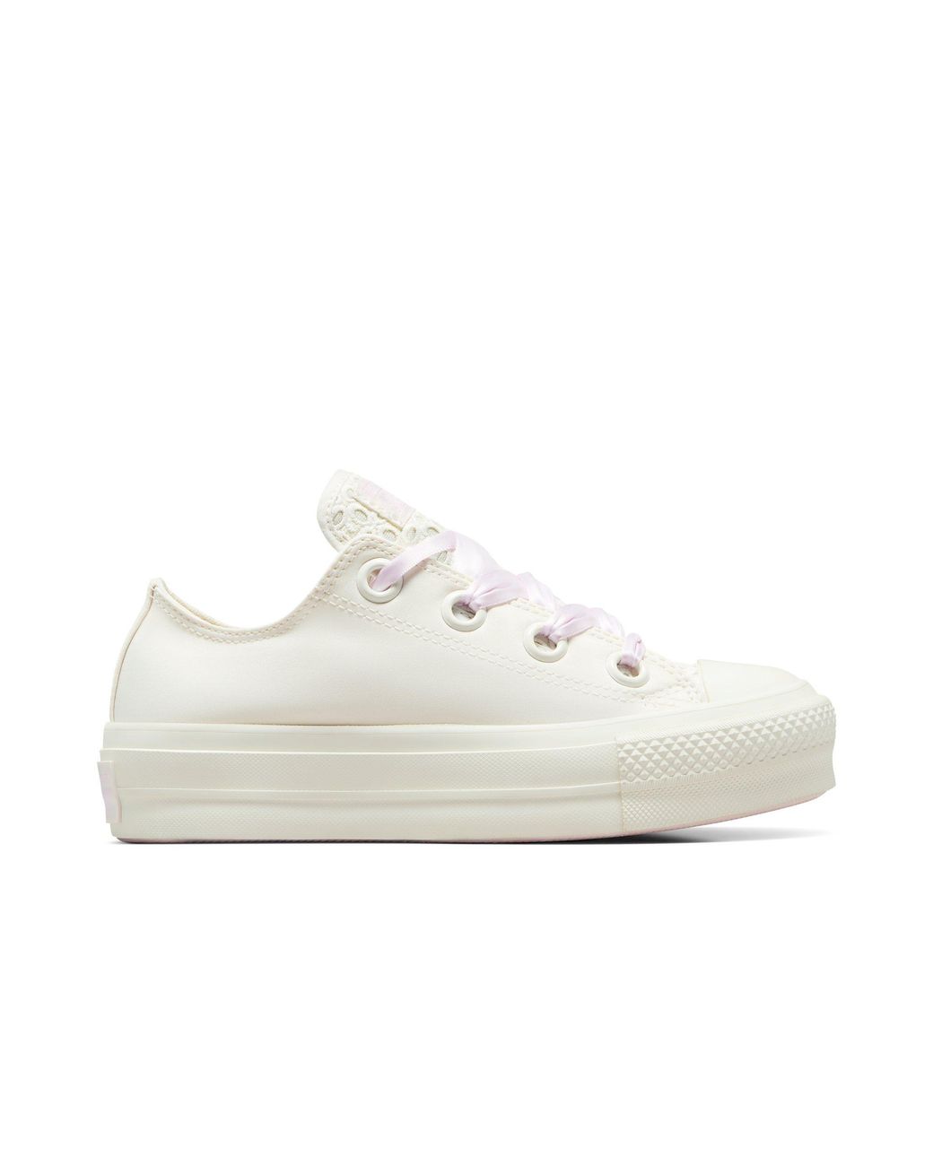 Converse Chuck Taylor All Star Lift Matte Satin Canvas For in White | Lyst
