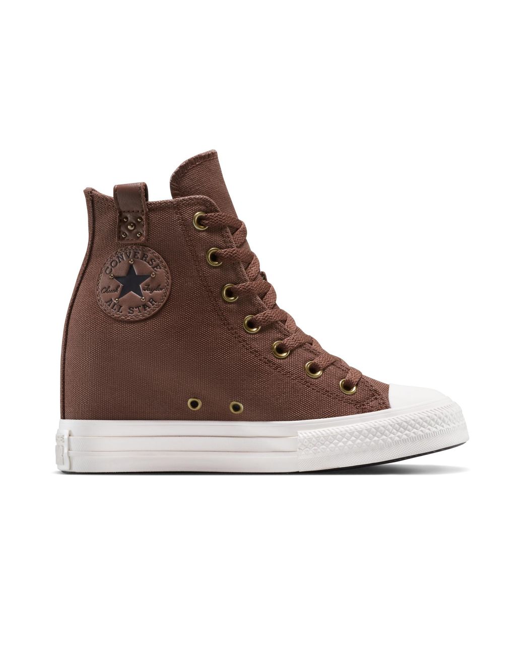 Converse Chuck Taylor All Star Wedge Platform Studded Canvas For in ...