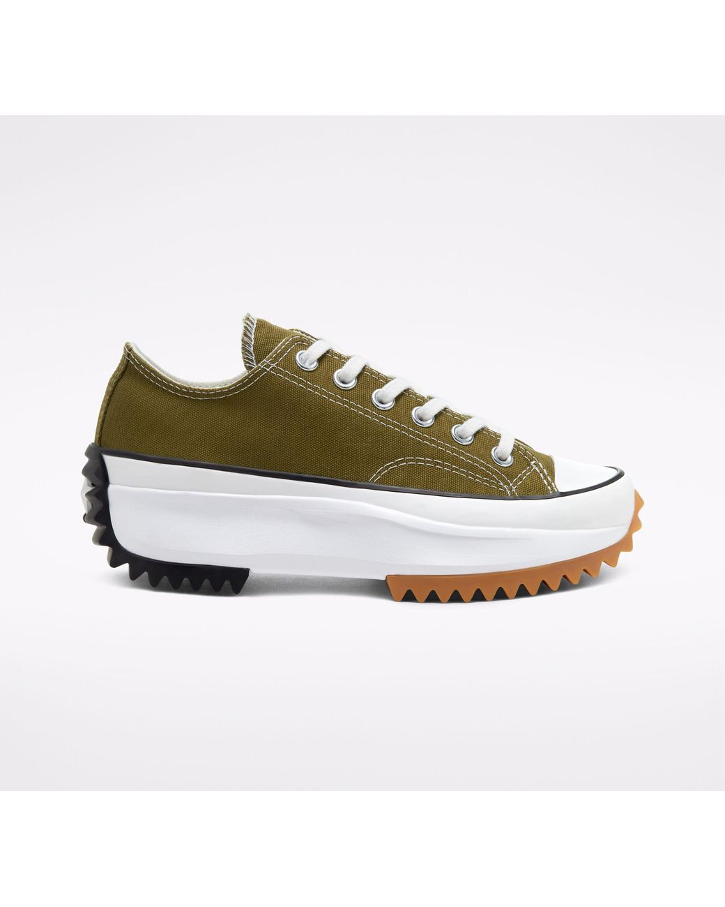 Converse Run Star Hike Low Top in Green | Lyst UK