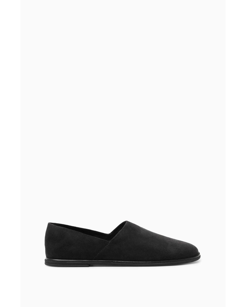 COS Suede Loafers in Black for Men | Lyst
