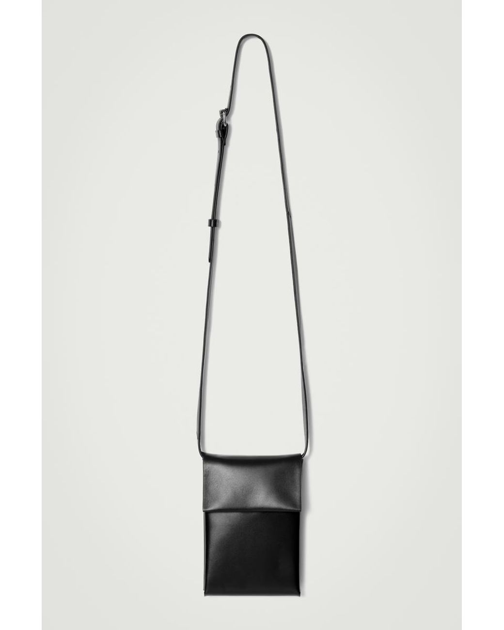 COS Folded Crossbody Phone Pouch - Leather in White for Men | Lyst