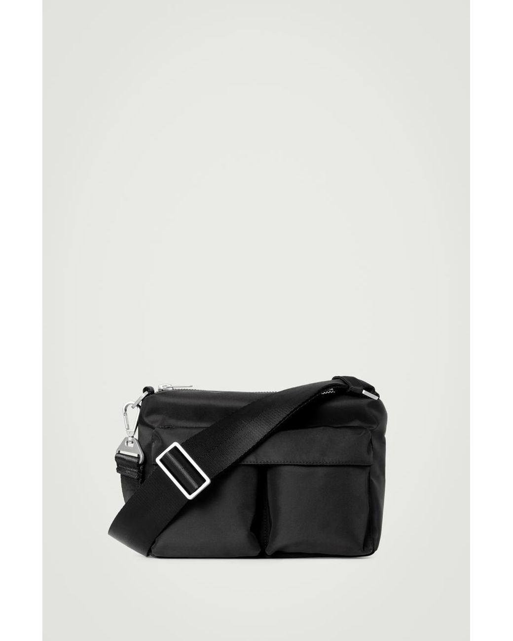 COS Water-Repellent Utility Crossbody in Black for Men | Lyst