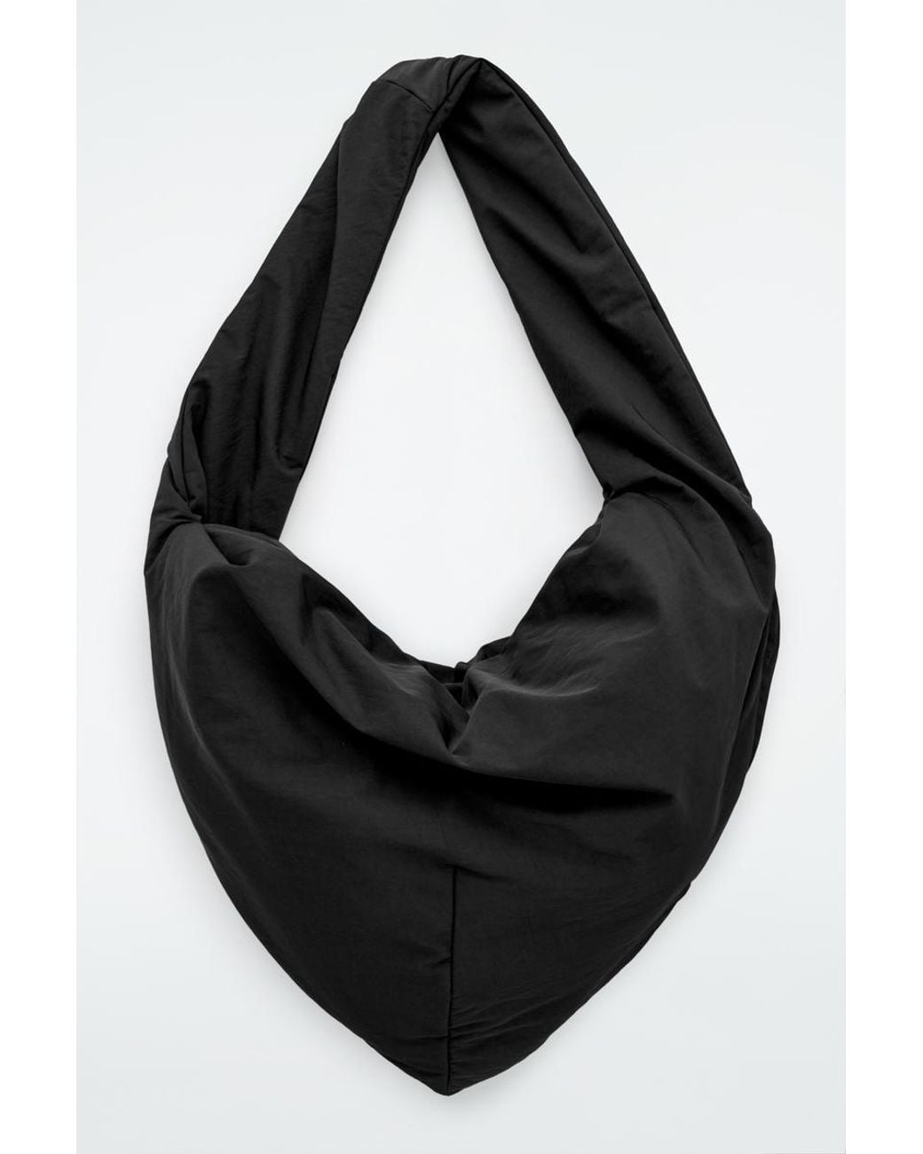 COS Kite Oversized Shoulder Bag in Black | Lyst