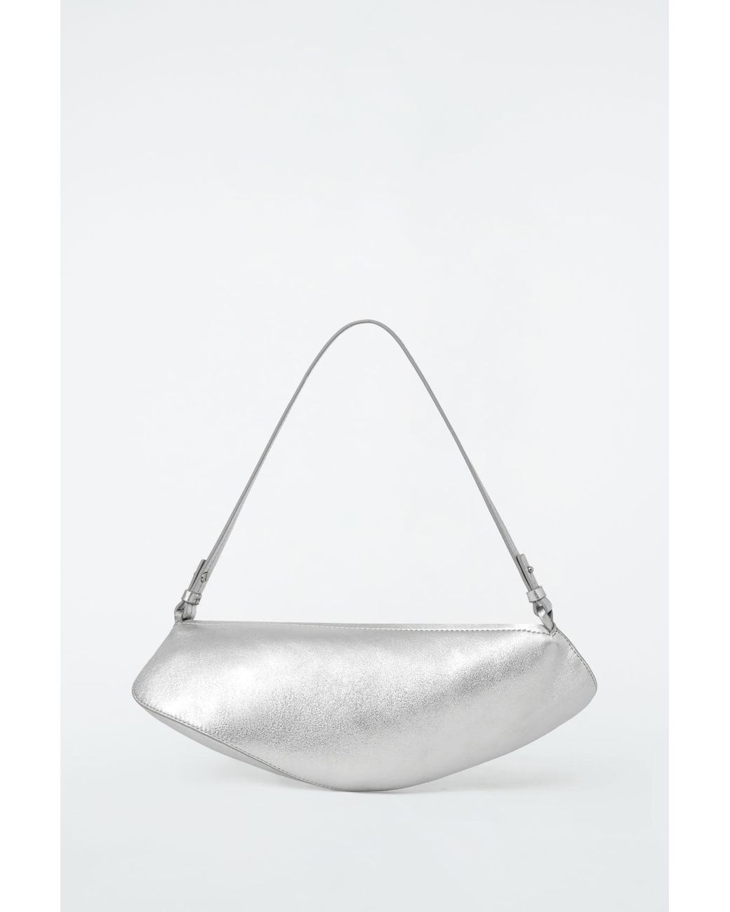 COS Cove Clutch Bag - Leather in White | Lyst