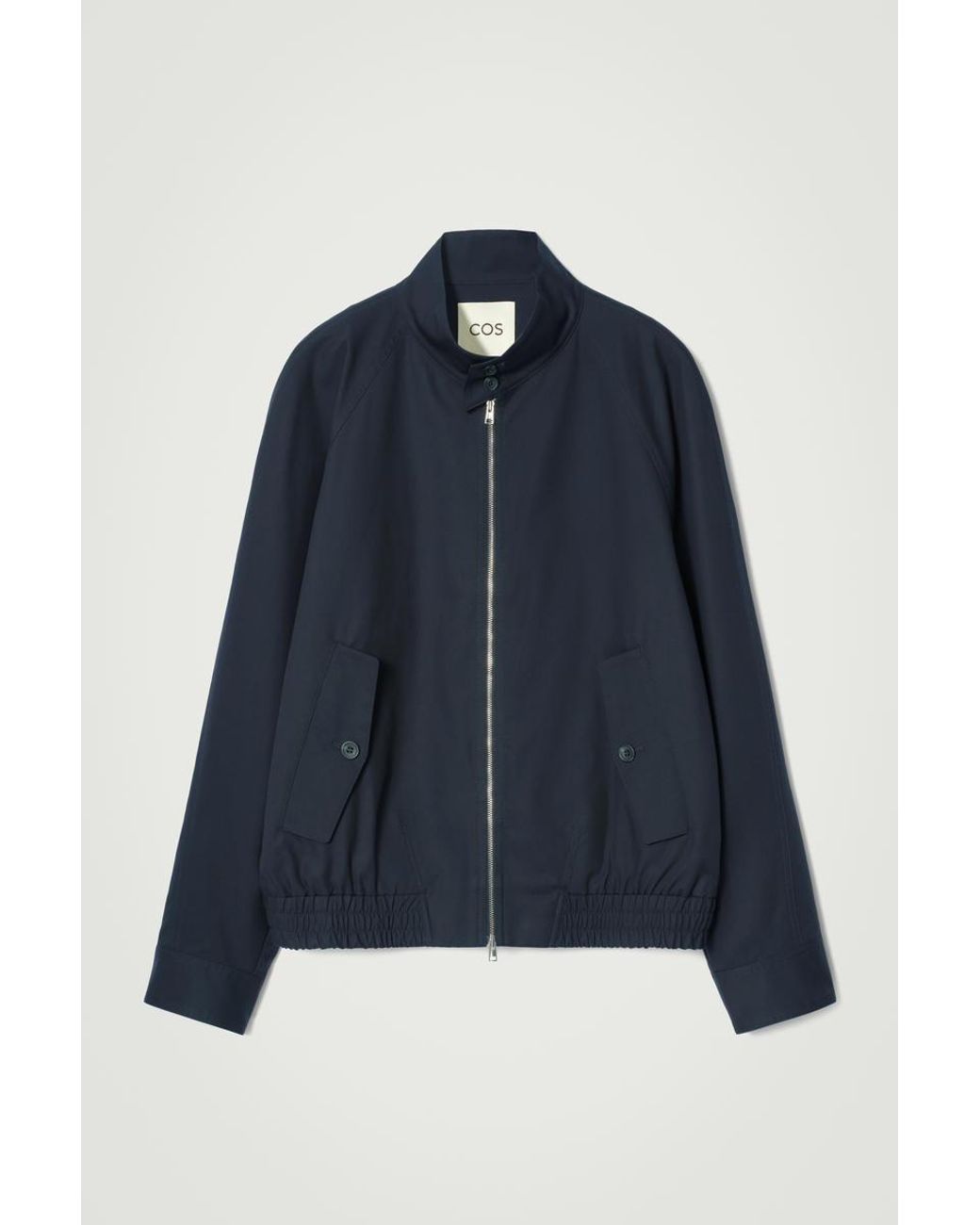 COS Water-Repellent Harrington Jacket in Blue for Men | Lyst