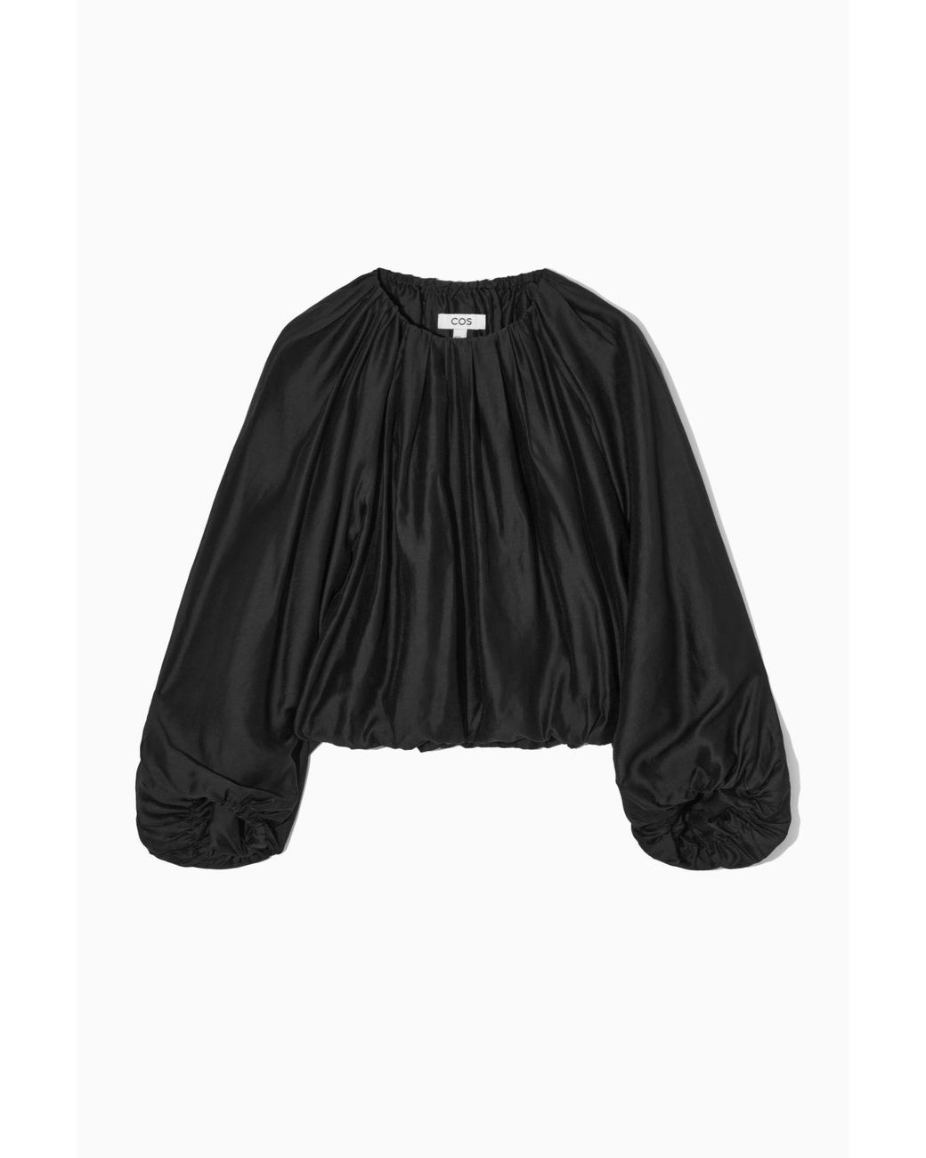 COS Parachute Blouse in Black | Lyst