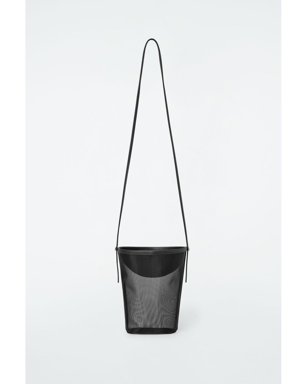COS Mini Bucket Bag - Mesh in White | Lyst UK