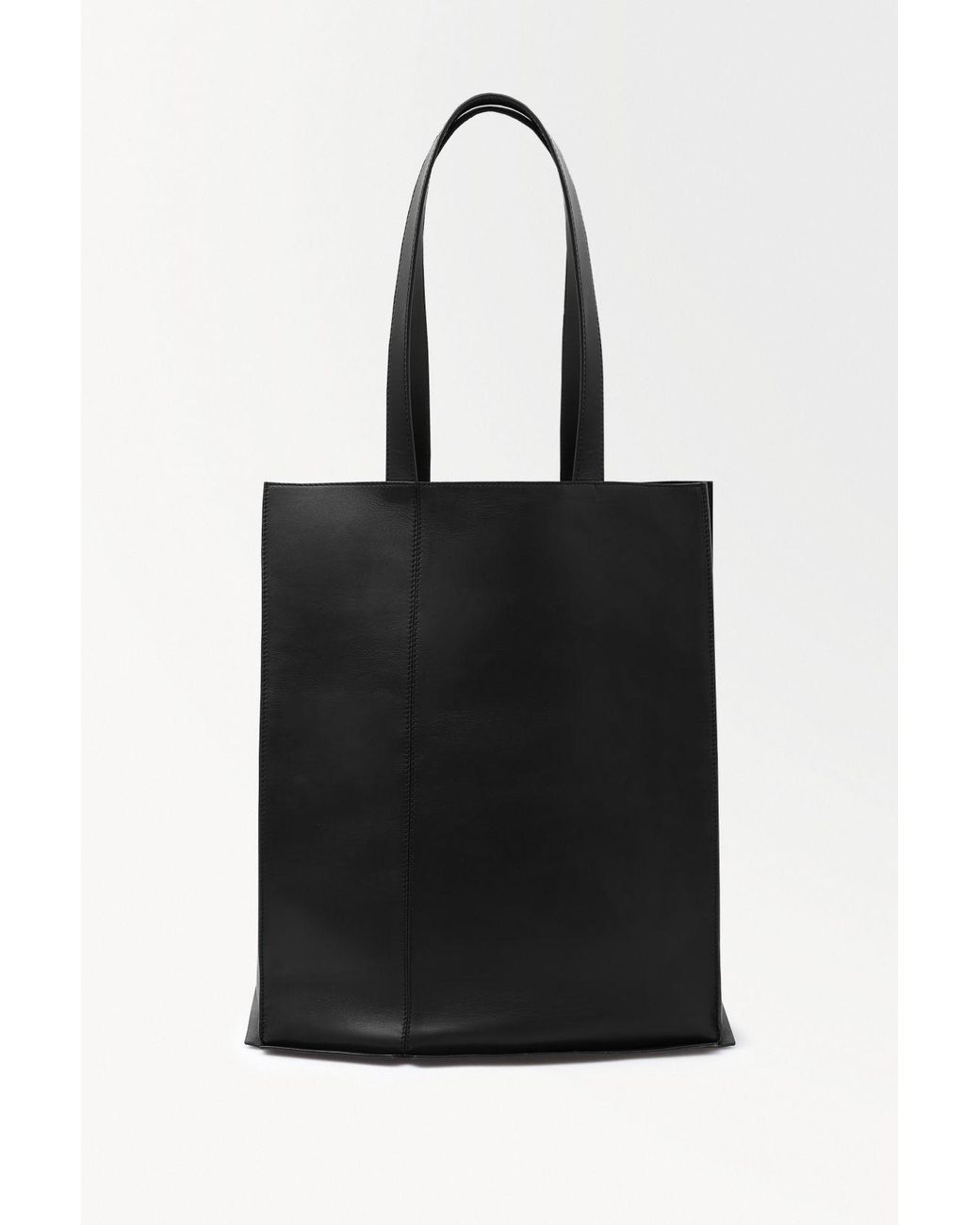 COS The Sculpted Tote - Leather in Black for Men | Lyst
