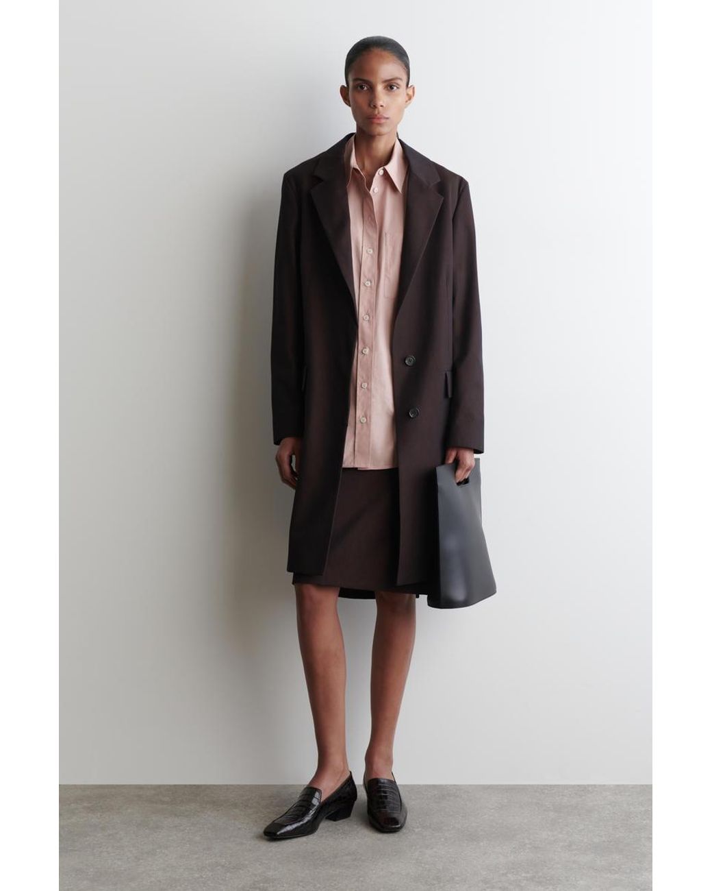 COS Folio Bag in Black | Lyst