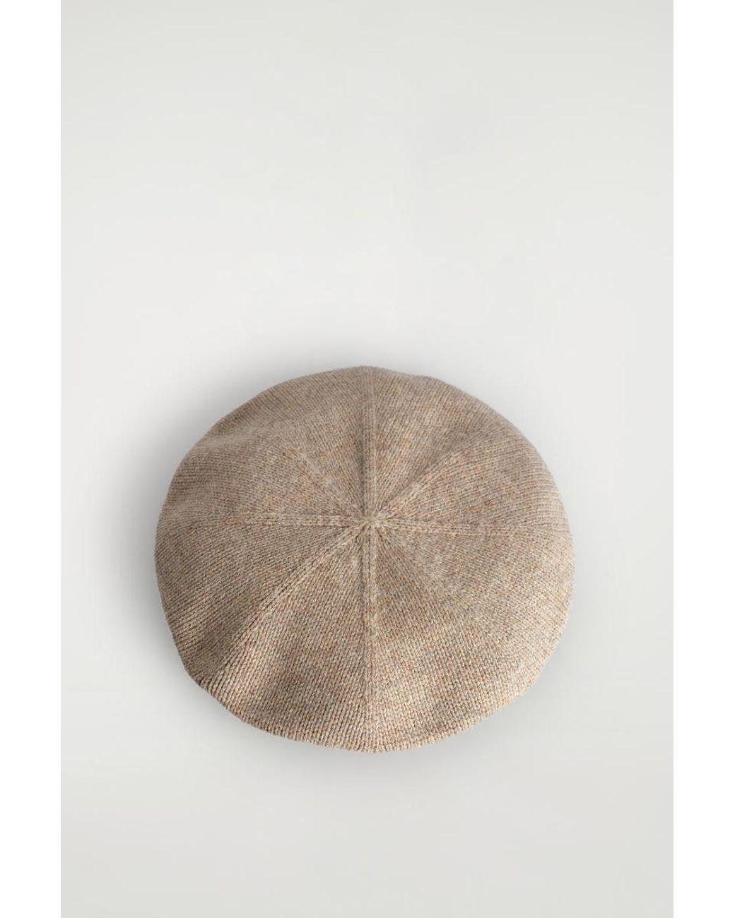 COS Wool-Yak Beret in Natural | Lyst