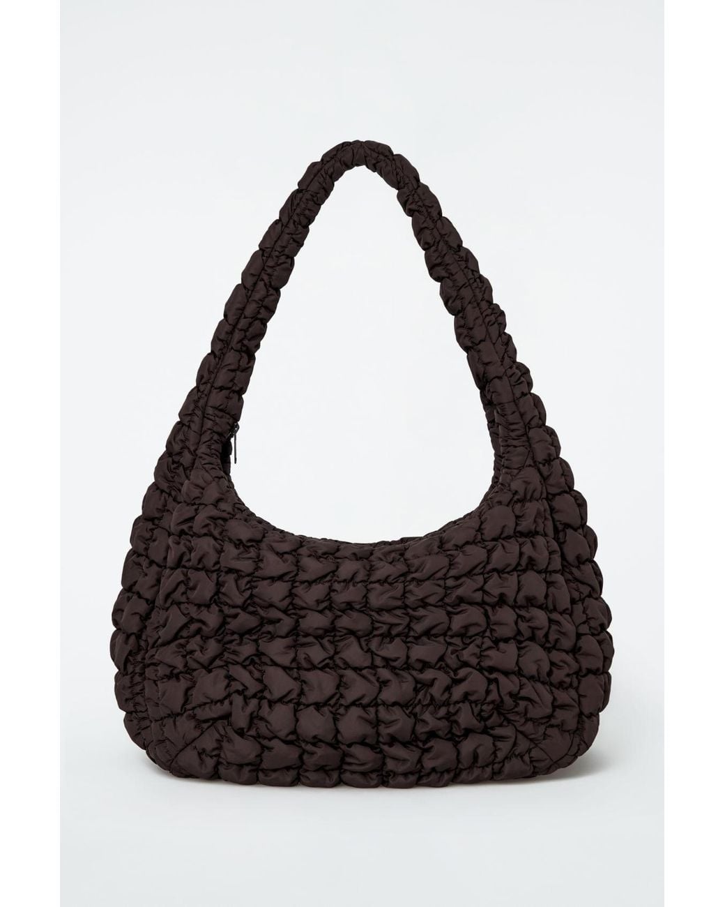 COS Oversized Quilted Crossbody in Black | Lyst