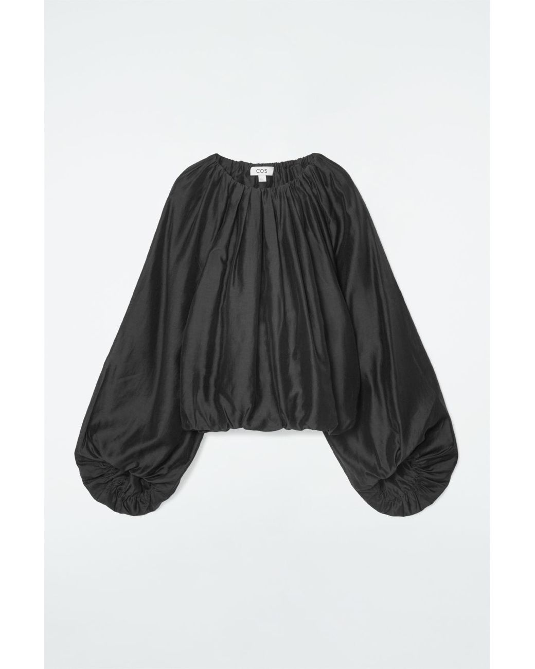 COS Parachute Blouse in Black | Lyst