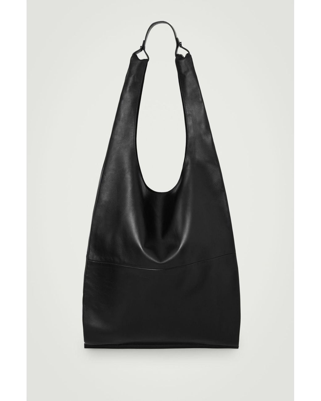 COS Slouchy Tote - Leather in Black for Men | Lyst