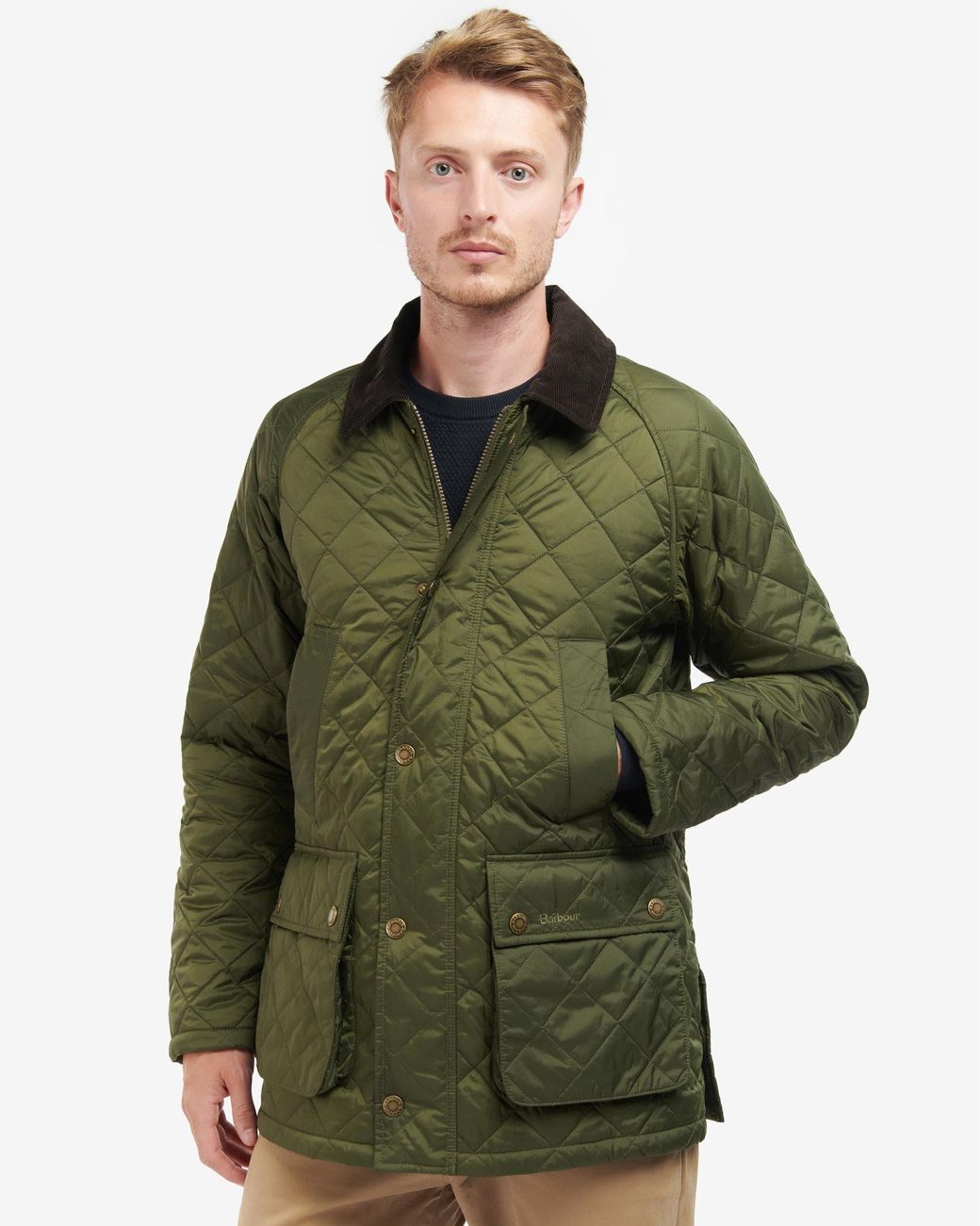 Barbour Ashby Quilted Jacket in Green for Men | Lyst