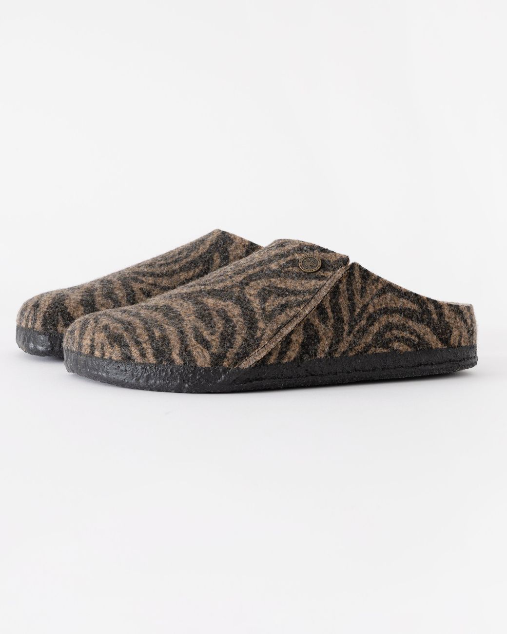 Birkenstock Zermatt Shearling Fe Patterned Clogs in Brown | Lyst UK