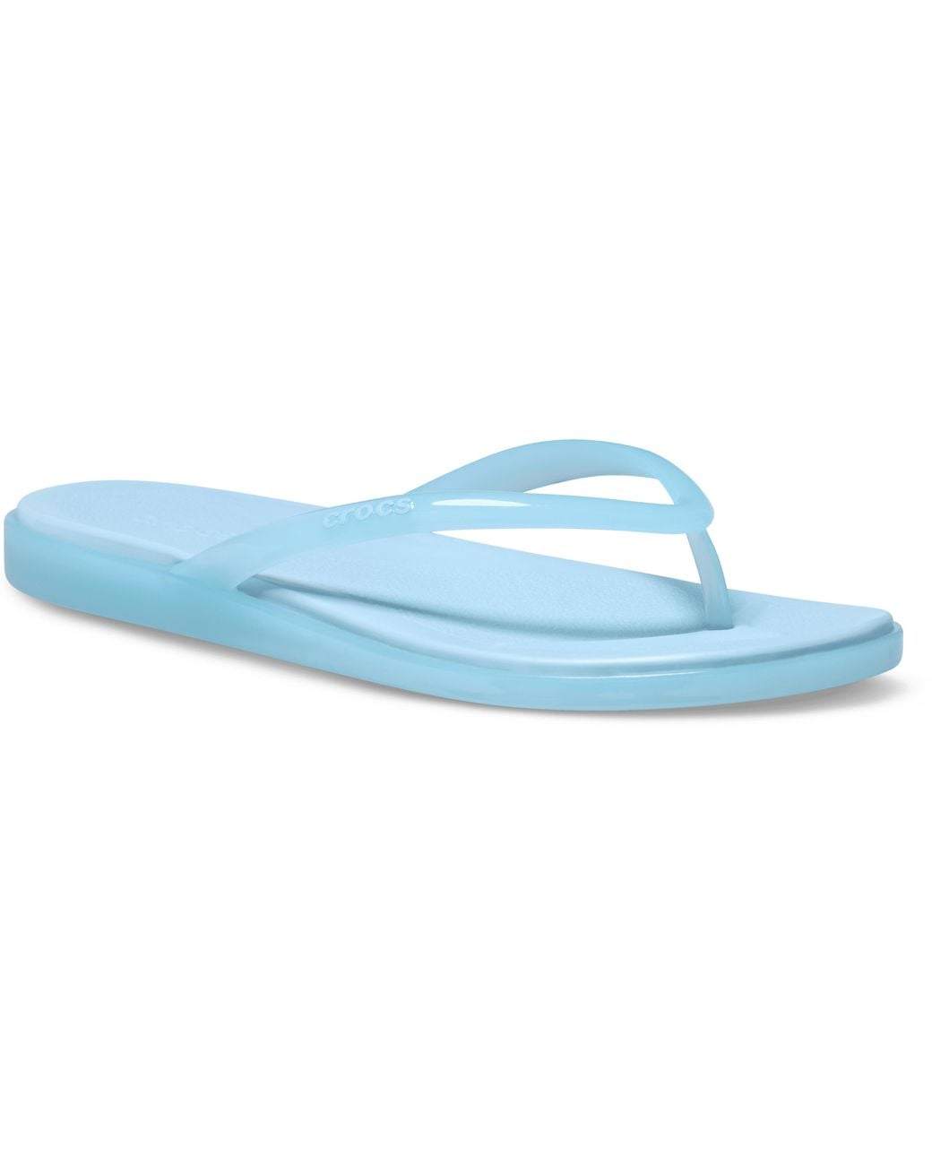 Crocs™ Miami Jelly Round Toe Flip in Black | Lyst UK