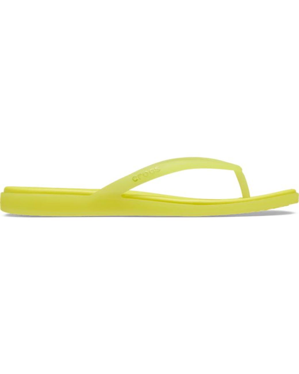 Crocs™ Miami Frosted Flip in Yellow | Lyst