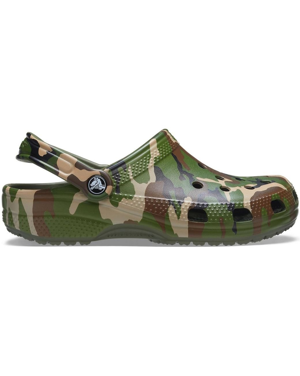 Crocs™ Army Green / Multi Classic Printed Camo Clog - Lyst