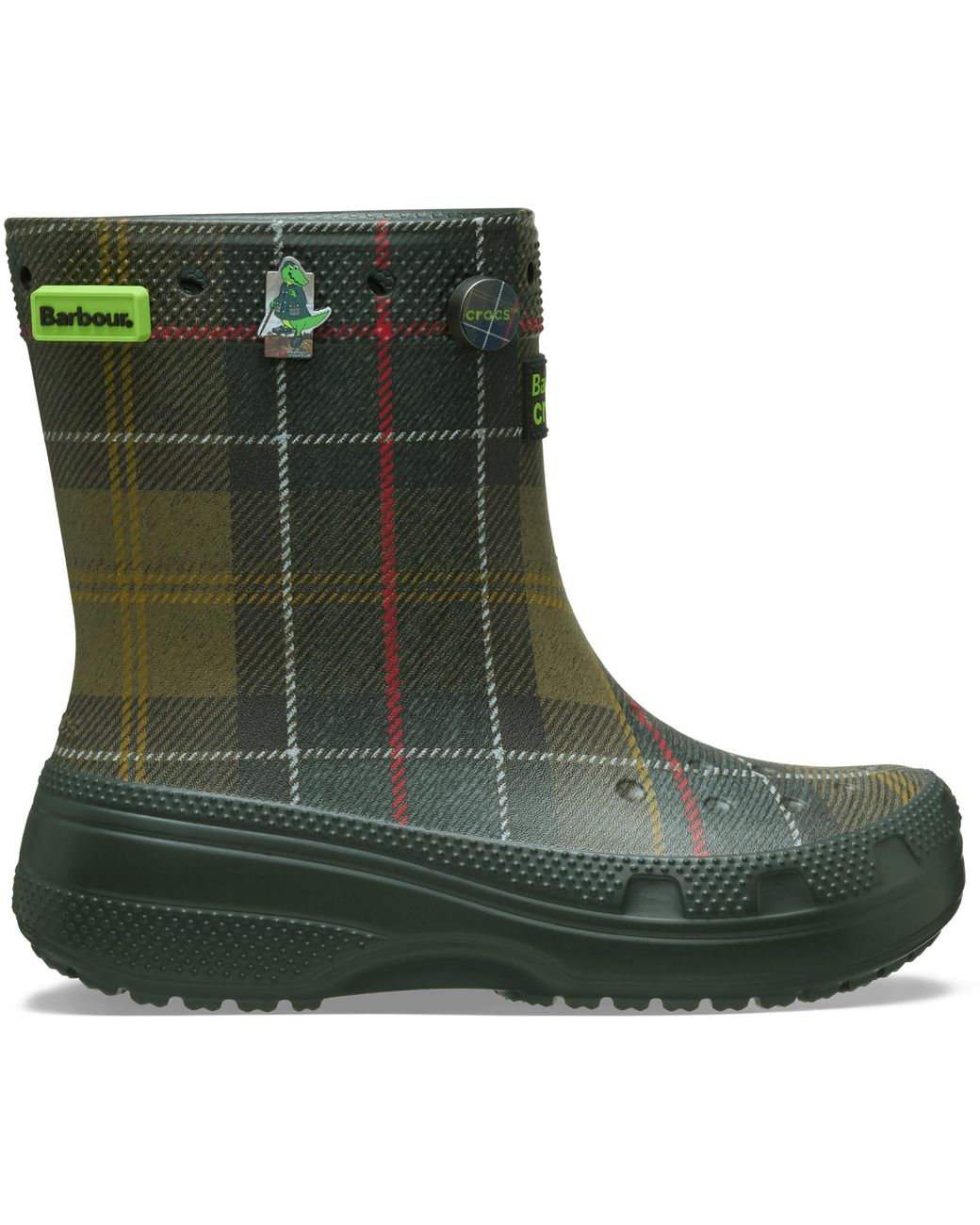 Crocs™ Barbour X Classic Boot in Green | Lyst