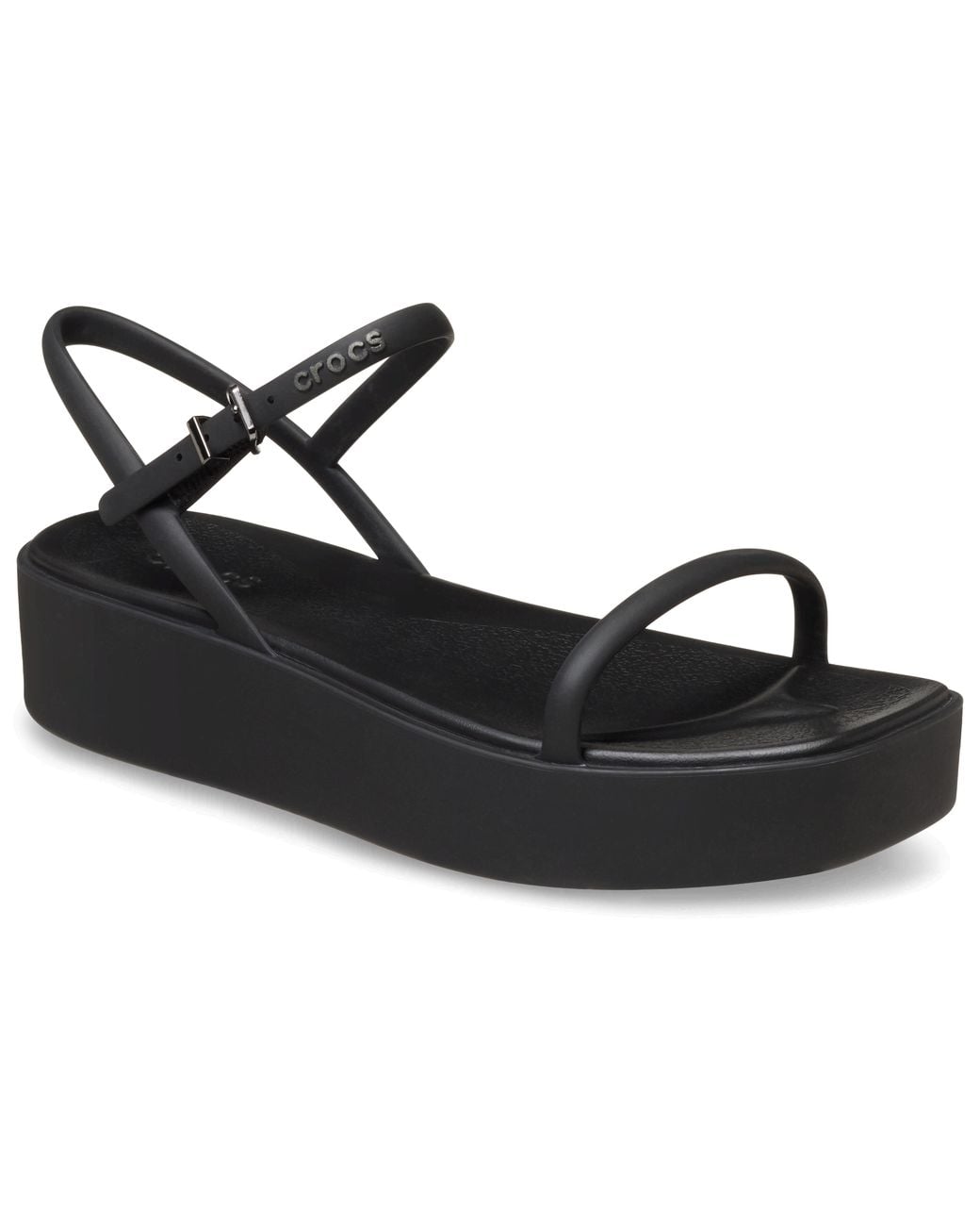 Crocs™ Miami Platform Y Strap in Black | Lyst UK