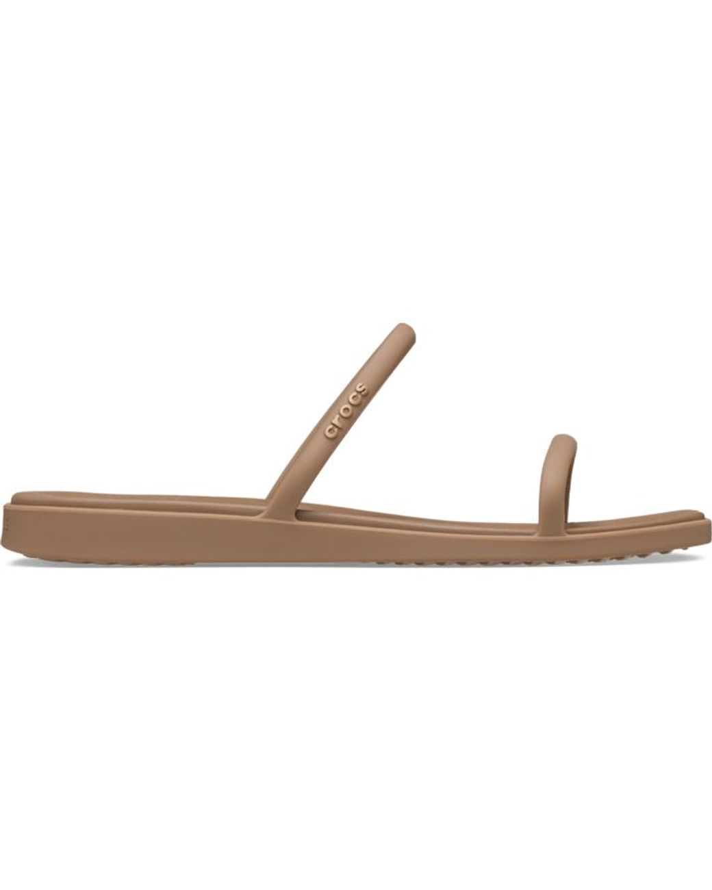 Crocs™ Miami Two Strap Sandal in Black | Lyst