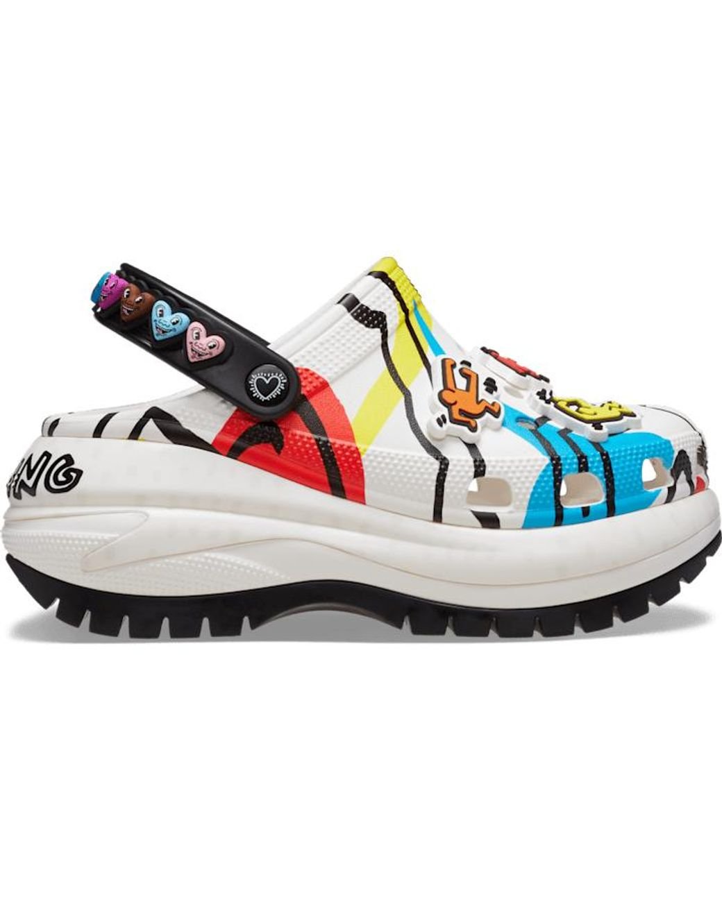 Crocs™ Keith Haring Mega Crush Clog in Black | Lyst Canada