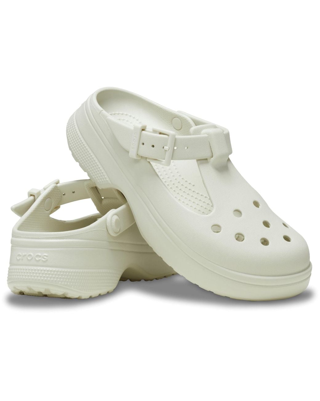 Crocs™ Classic Mary Jane Clog; Linen in Black | Lyst