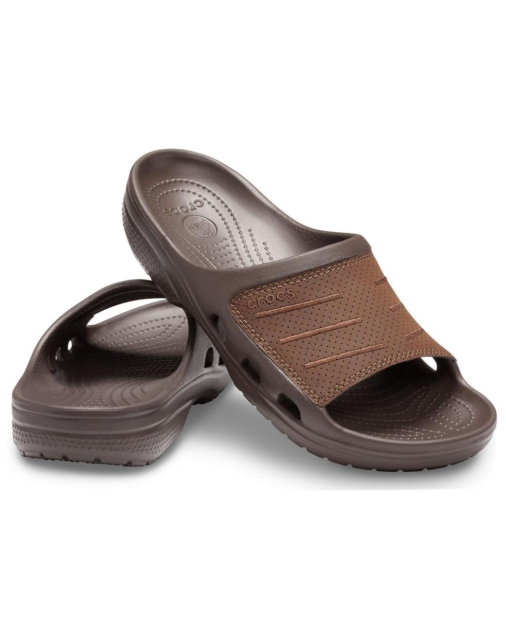 Crocs™ Bogota Slide in Espresso/Espresso (Brown) for Men - Lyst