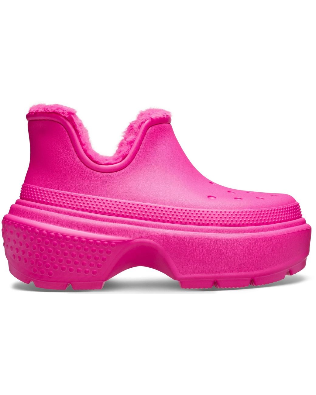 Crocs™ Stomp Shorty Boot in Pink | Lyst