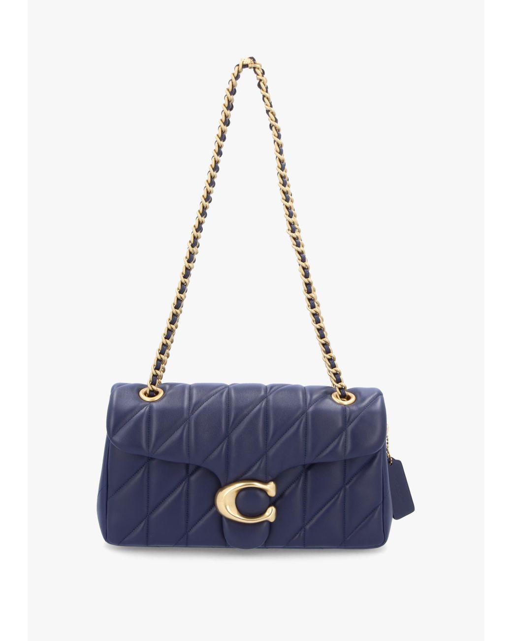 COACH Tabby Quilted 26 Dark Shoulder Bag in Blue | Lyst