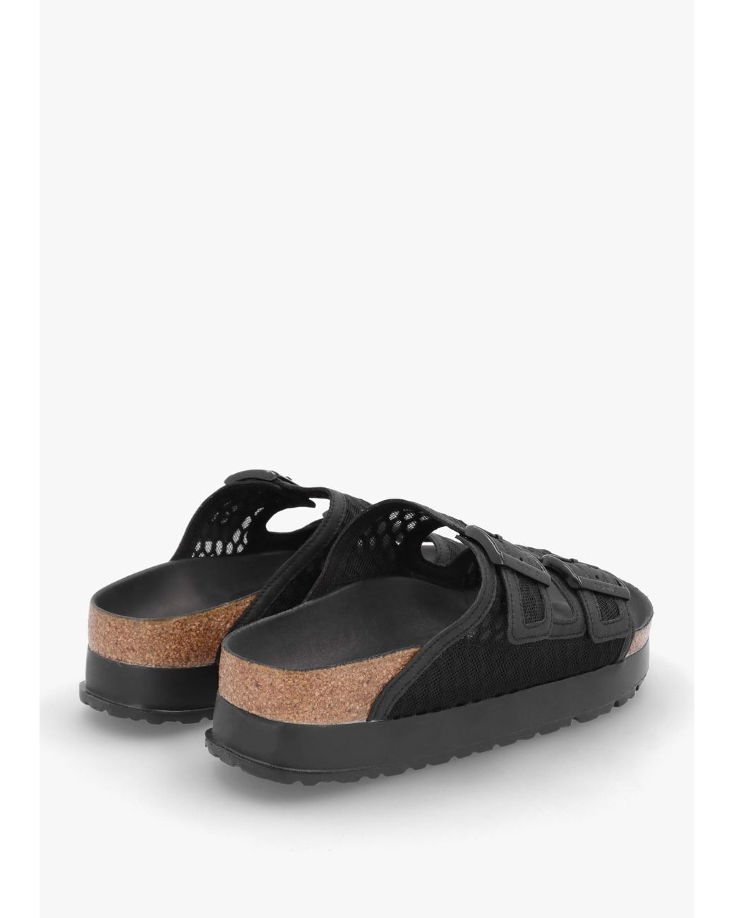 Papillio Arizona Pap French Piping Flex Platform Black Mules | Lyst