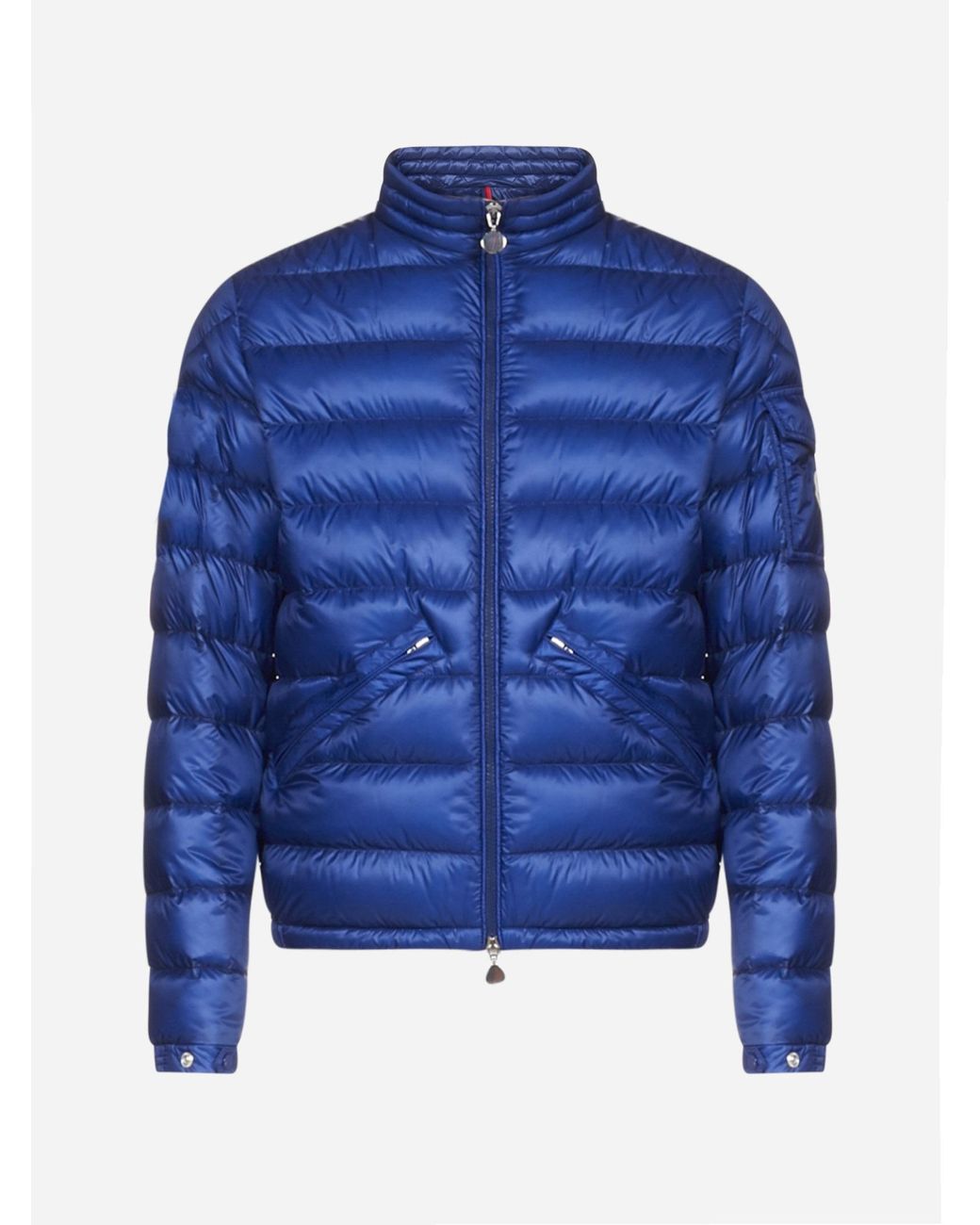 Moncler Blue Down Agay Jacket for Men | Lyst UK
