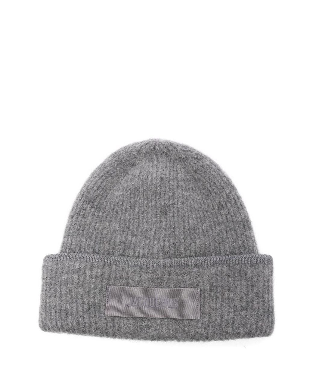 Jacquemus Le Bonet Grosgrain Hat in Gray | Lyst