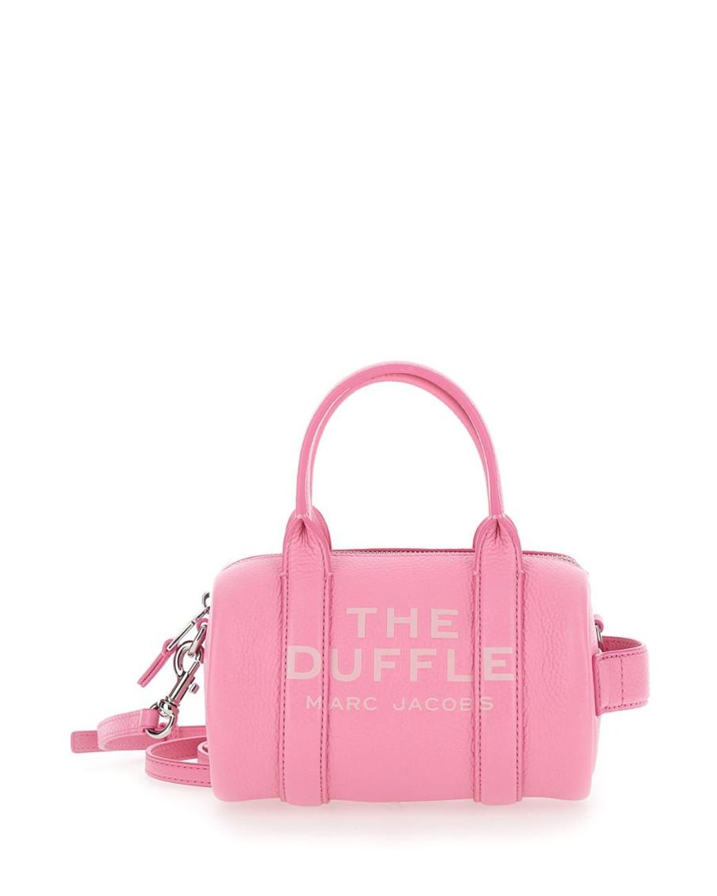 Marc Jacobs The Mini Leather Duffle Bag in Pink | Lyst