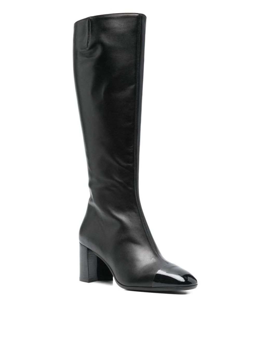 CAREL PARIS Leather Boots in Black | Lyst