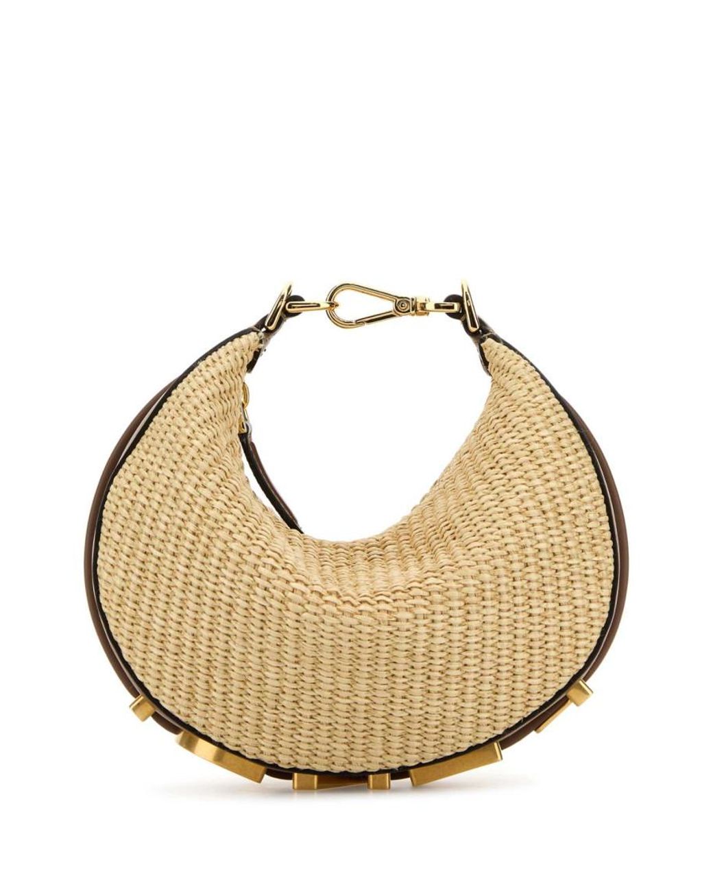 Fendi Graphy Mini Shoulder Bag in Metallic | Lyst