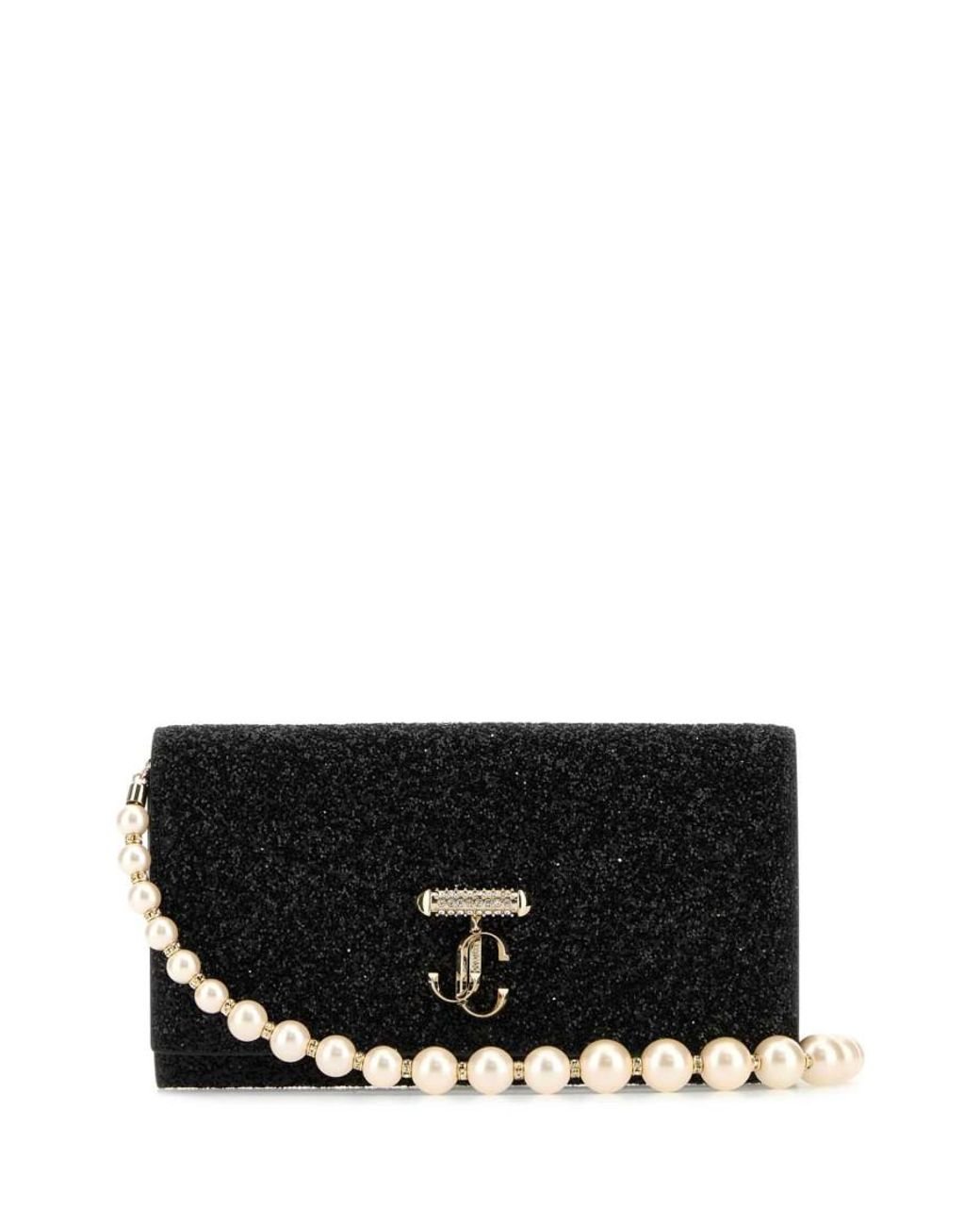 Jimmy Choo Embellished Avenue Clutch in Black | Lyst