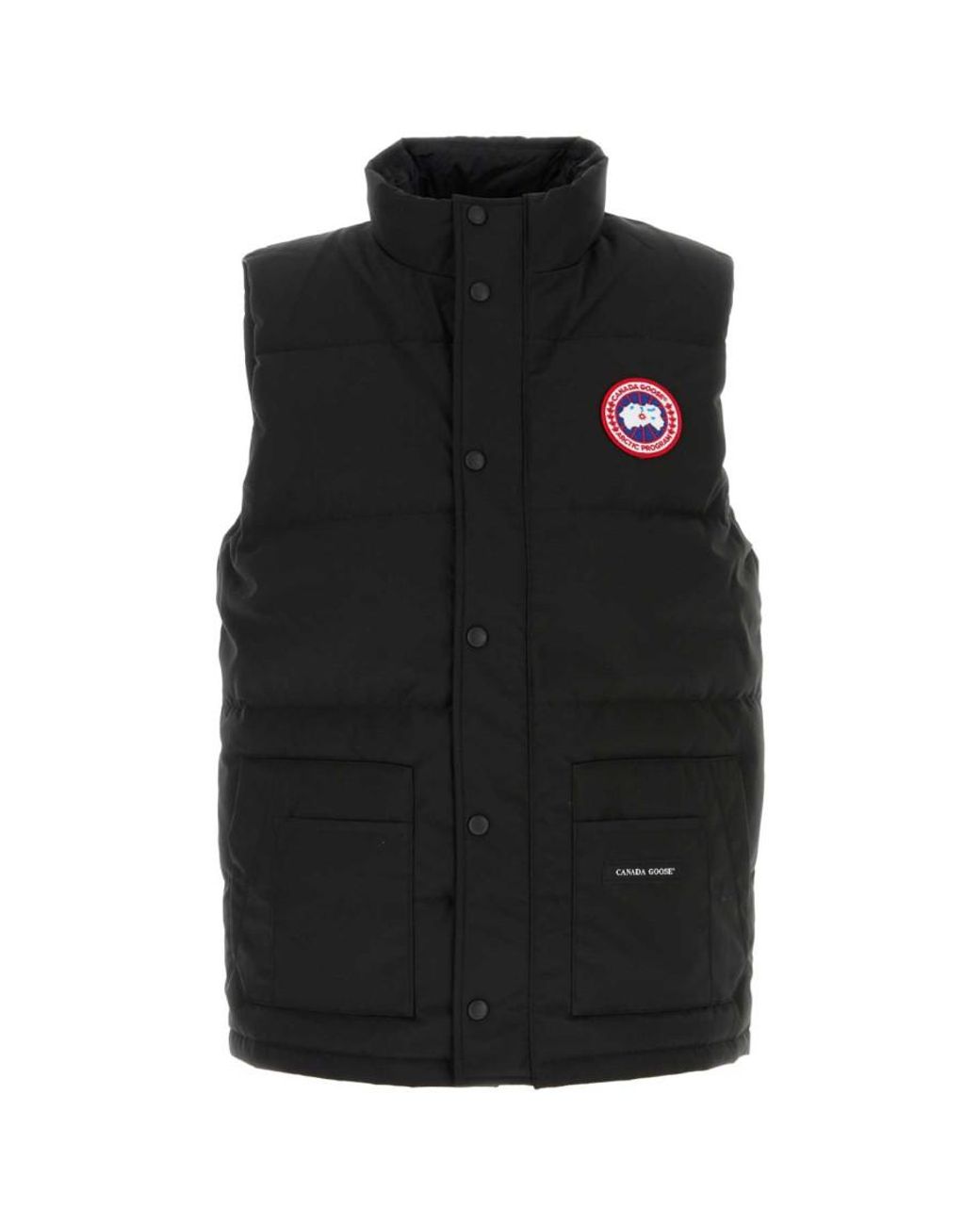 Canada Goose Logo Half Jacket in Black for Men | Lyst