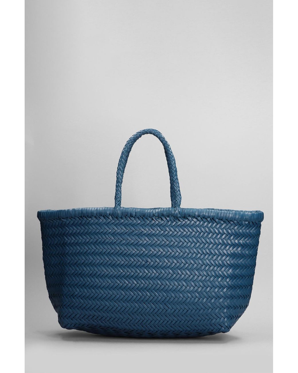 Dragon Diffusion Bamboo Triple Jump Tote In Blue Leather | Lyst