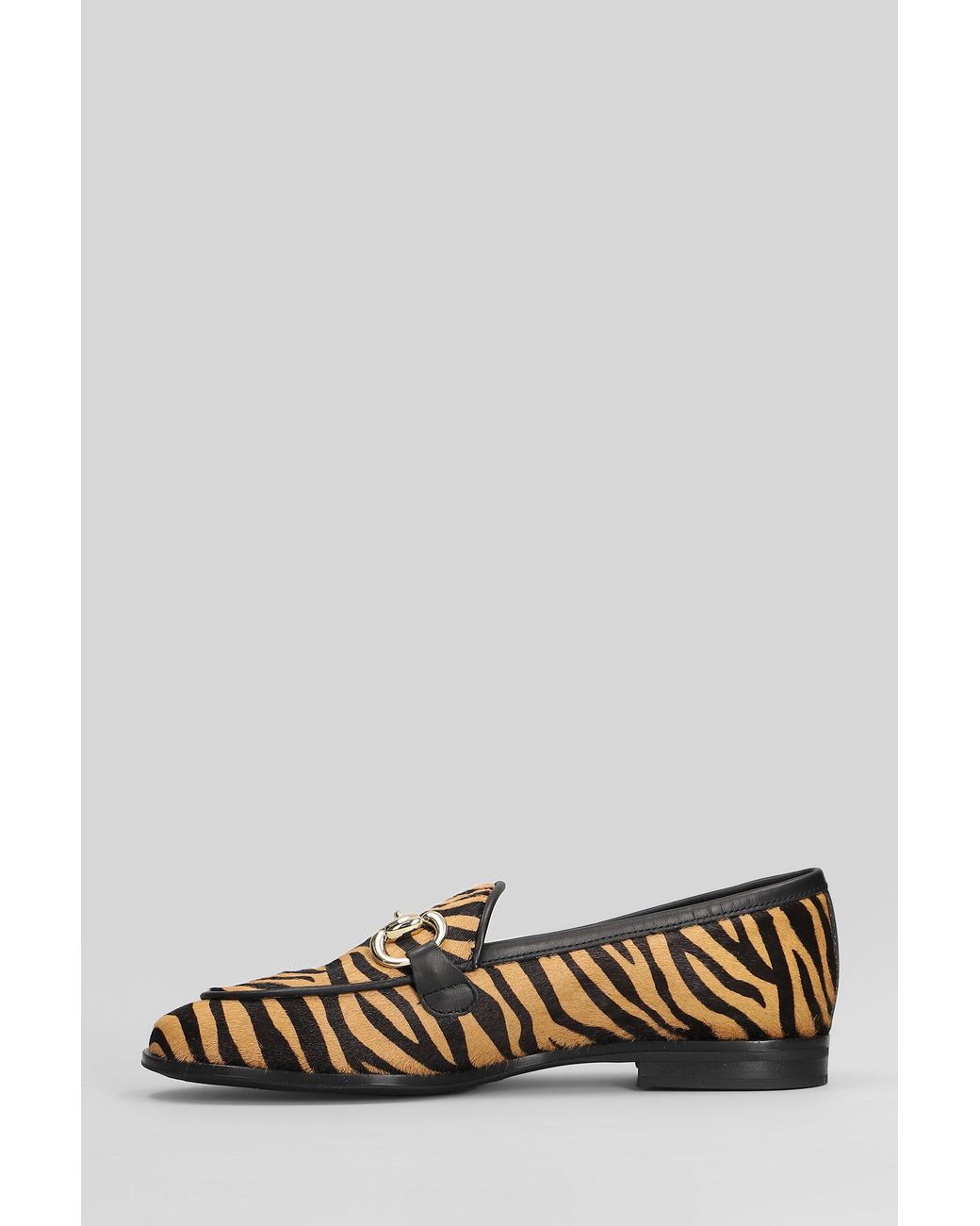 Pedro Miralles Loafers In Animalier Pony Skin in Gray | Lyst