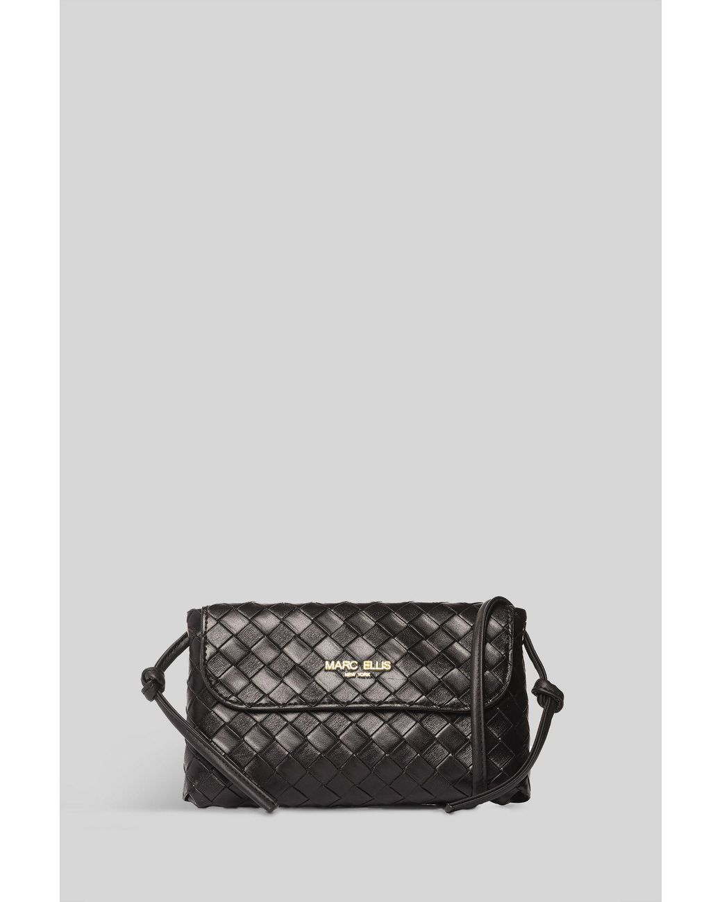 Marc Ellis Camila Shoulder Bag In Brown Faux Leather in Gray | Lyst