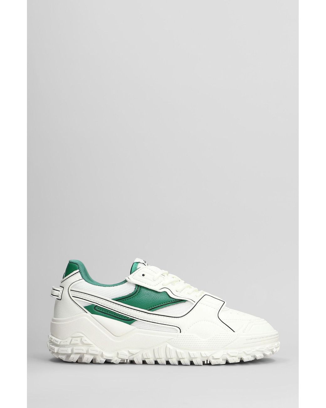 Ellesse Lsr 003 Sneakers In White Leather And Fabric for Men | Lyst