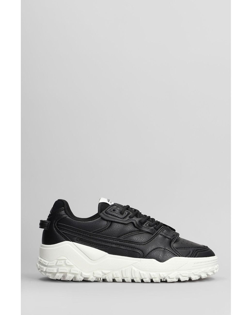 Ellesse Lsr 001 Sneakers In Black Leather in Gray for Men | Lyst