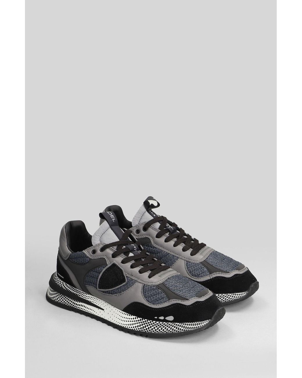 Philippe Model Olympi Low Sneakers in Gray for Men | Lyst
